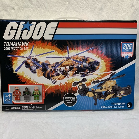 Hasbro | Toys | G I Joe Construction Set Tomahawk Military Vehicle Toy ...